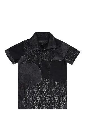 WHO DECIDES WAR BY EV BRAVADO Burrow Polo Shirt - Black