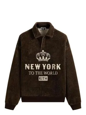 Kith Bonded Cord Boucle Nelson Rugby - Brown