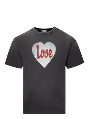 SAINT MXXXXXX Heart Love Tee - Black