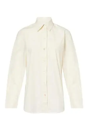 SKALL STUDIO Nicci Relaxed-fit Cotton-poplin Shirt - Ivory