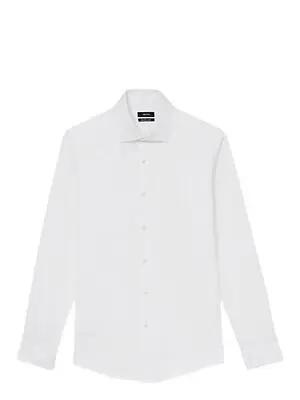 REISS Remote Slim-fit Cotton Shirt - White