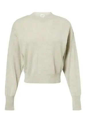 Le Kasha Menorca Round-neck Cashmere Jumper - Sauge