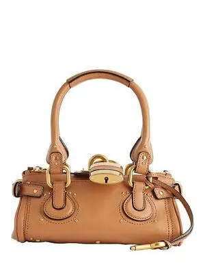 Chloé Paddington Small Leather Top-handle Bag - Mustang Brown