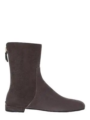 Giorgio Armani Suede Ankle Boots - Brown