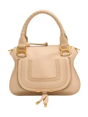 Chloé Marcie Small Satchel Bag - Cement Pink