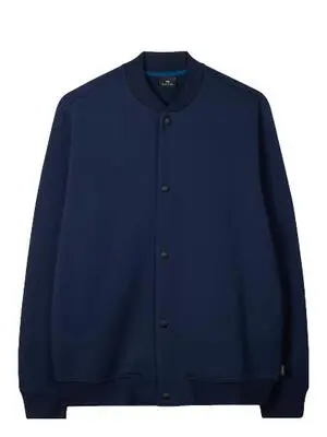 Paul Smith Jersey Bomber Jacket - Blue