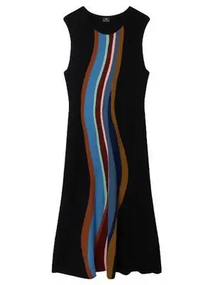 Paul Smith Midnight Swirl' Knitted Dress - Black