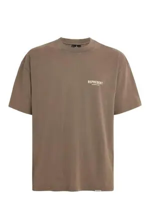 REPRESENT Cotton Owners Club T-shirt - Brown
