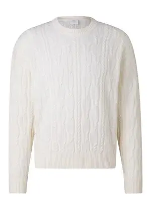 BOGNER Keith Cable Knit Pullover