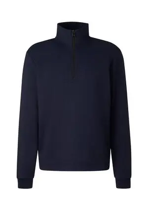 Bogner Sweat Troyer - Navy Blue