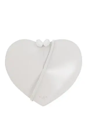 Alaïa Coeur Shoulder Bag - White