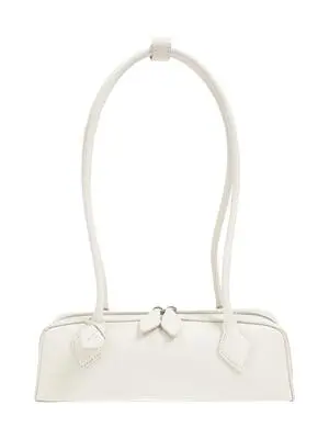 Alaïa Small Le Teckel Shoulder Bag - White