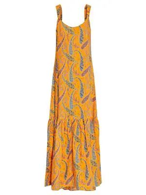 Etro Strappy Maxi Dress - Orange
