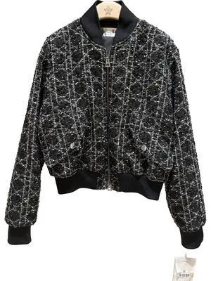 Dior Tweed Bomber - Black