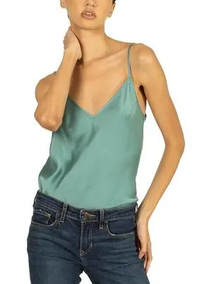 SECRET PON-PON Adina Cami Top - Cyan Green