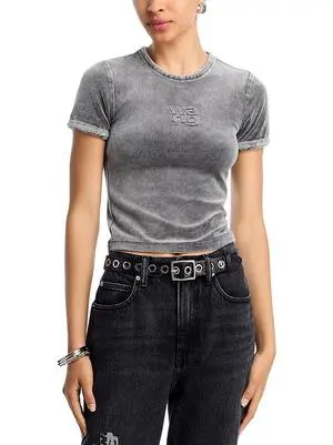Alexander Wang Baby Ringer Tee - Washed Alloy