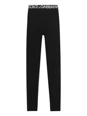 Dolce & Gabbana Jersey Leggings - Black