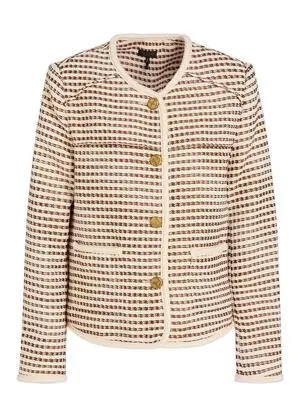 Rag & Bone Mirabelle Cotton-blend Tweed Jacket - Ivory
