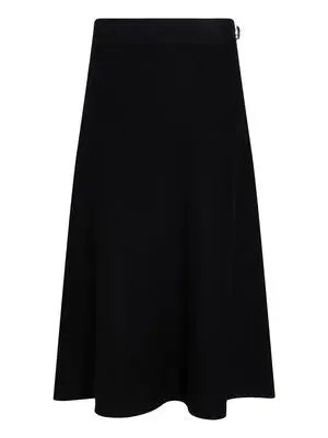Rag & Bone Bridget Embellished Wool-blend Midi Skirt - Black