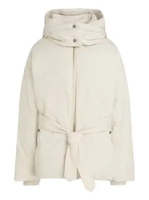 Rag & Bone Cotton-blend Twill Hooded Down Jacket - Off-white