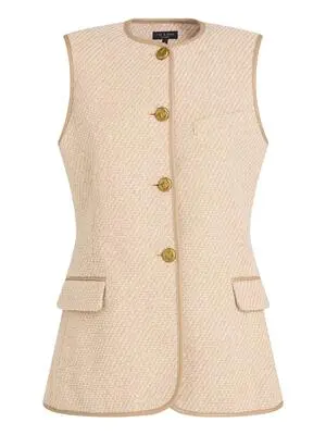 RAG & BONE Bartlet Cotton-Blend Tweed Vest