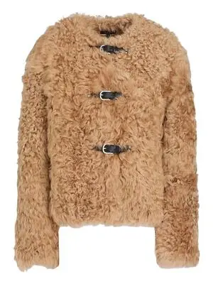 Rag & Bone Sabrina Shearling Coat - Sand