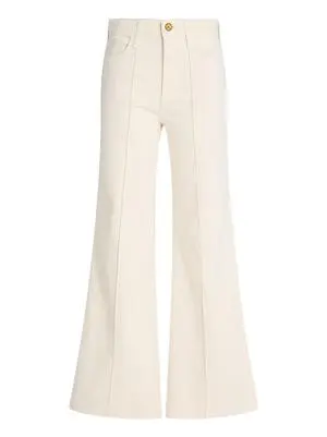 Rag & Bone Skylar High-rise Flared Jeans - Ecru