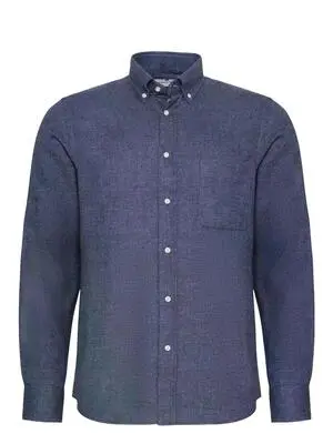 LOJA DAS MEIAS Button-fastening Pocket Shirt - Blue