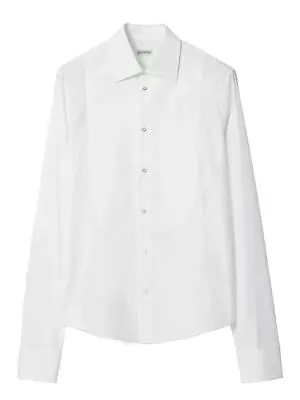 Burberry Bib-cotton Shirt - White