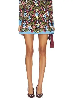 Cara Cara Evergreen Mini Skirt - Riviera Black