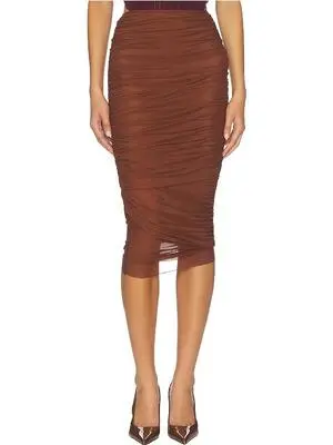 SEROYA Thessa Skirt - Burnt Toffee