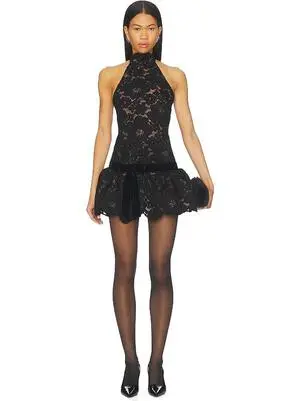 Retrofete Cicely Lace Dress - Black