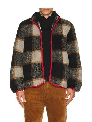 BRIXTON Brixton Buffalo Plaid Sherpa Full Zip Jacket