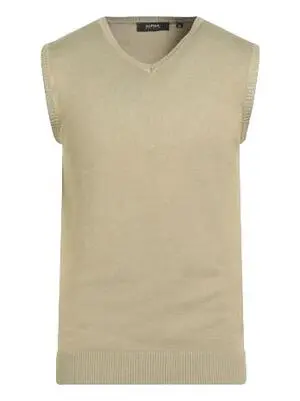 Alpha Studio Sleeveless V-neck Sweater - Sage Green