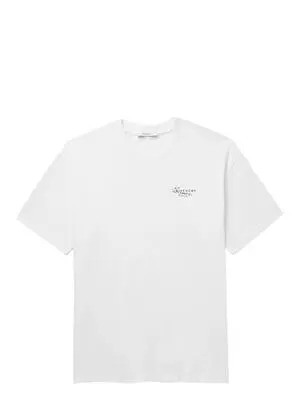 Givenchy Logo-print Cotton-jersey T-shirt - White