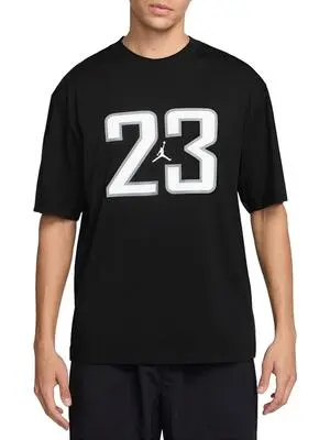 JORDAN 23 Cotton Graphic T-shirt - Black/white