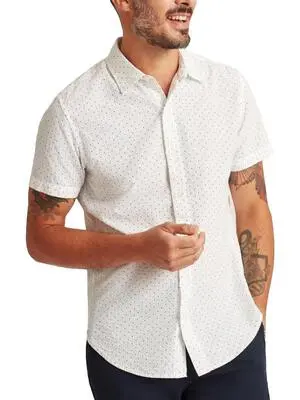 Bonobos Riviera Slim Fit Dot Short Sleeve Seersucker Button-up Shirt - Miller Cove Dot