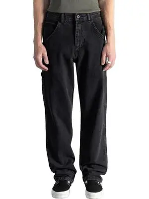 STAN RAY 80s Tapered Painter Pants - Stonewashed Black Denim