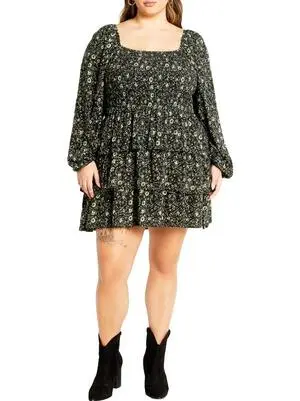 CITY CHIC Piper Floral Minidress