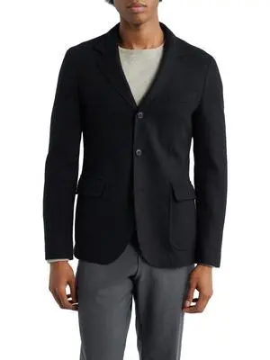 BOSS Hanry Slim-fit Felted Wool-blend Sport Coat - Black