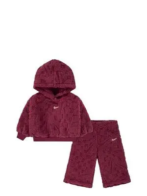 Nike Cozy Fleece Hoodie & Pants Set - Sweet Beet