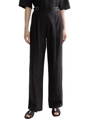 Scotch & Soda Quinn Wide Leg Pants - Meteorite