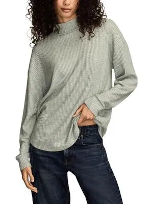 LUCKY BRAND Mock Neck Pullover Top