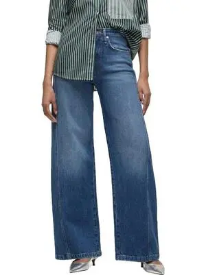 HUDSON JEANS James Seamed Wide Leg