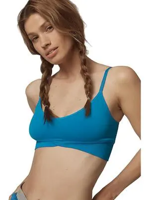 LYREBIRD The Sk Seamless Wrap Bra - Electric Turquoise