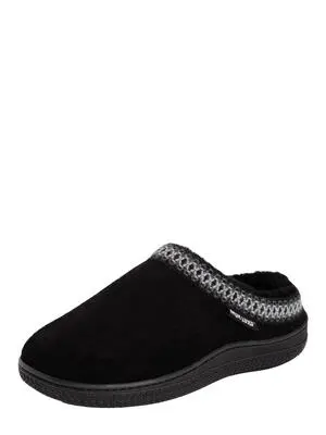 MUK LUKS Jordi Suede Clog Slipper - Black
