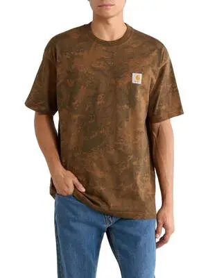 Carhartt Work In Progress Camo Combi Organic Cotton T-shirt - Camo Combi Green/hamilton