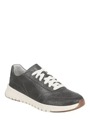 Vionic Uptown Metallic Suede Sneakers - Polluted Silver