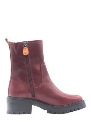 Gentle Souls Bailah Platform Bootie - Burgundy Leather