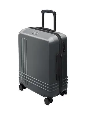 ROAM LUGGAGE Large Expandable Carry-on Luggage - Matte Steel /black Trim